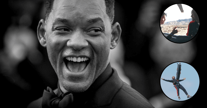 Will Smith bunjee-jumps from helicopter over the Grand Canyon to ...