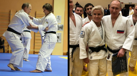 Vladimir Putin "floored down" by female judo Olympic medalist | Meaww
