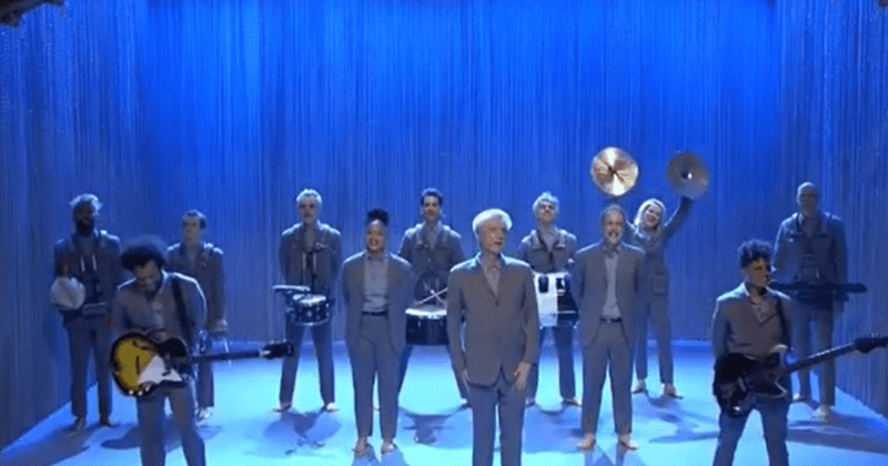 'Saturday Night Live': David Byrne's performance of 'Once In A Lifetime ... 'Saturday Night Live': David Byrne's performance of 'Once In A Lifetime ...