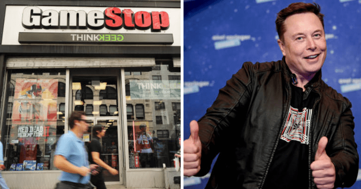 What is Elon Musk's connection to GameStop? Here's how one word from ...