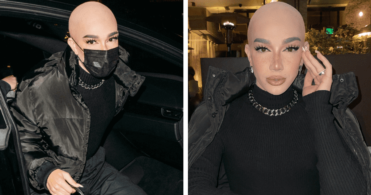 Did James Charles go completely bald or is it another scam? Photos ...