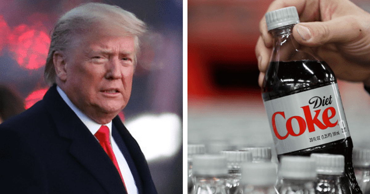 'Germophobe' Donald Trump always wanted his Diet Coke to be opened in ...