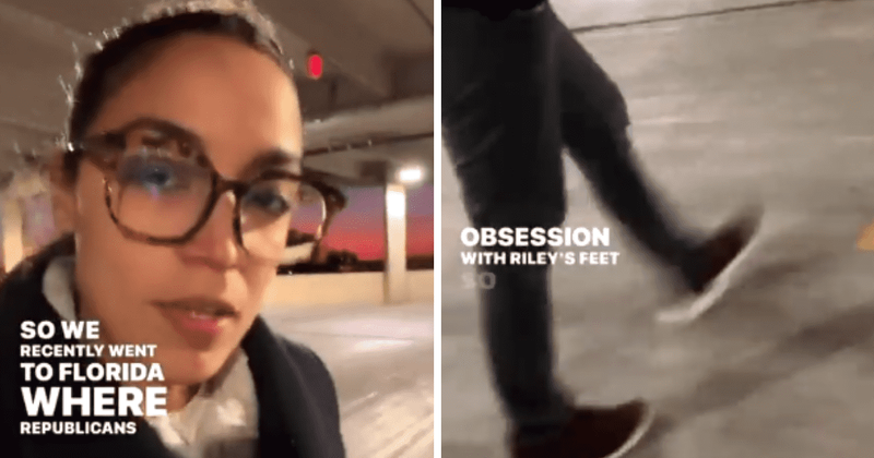 'Certified lunatic': AOC slammed for posting clip of boyfriend Riley ...