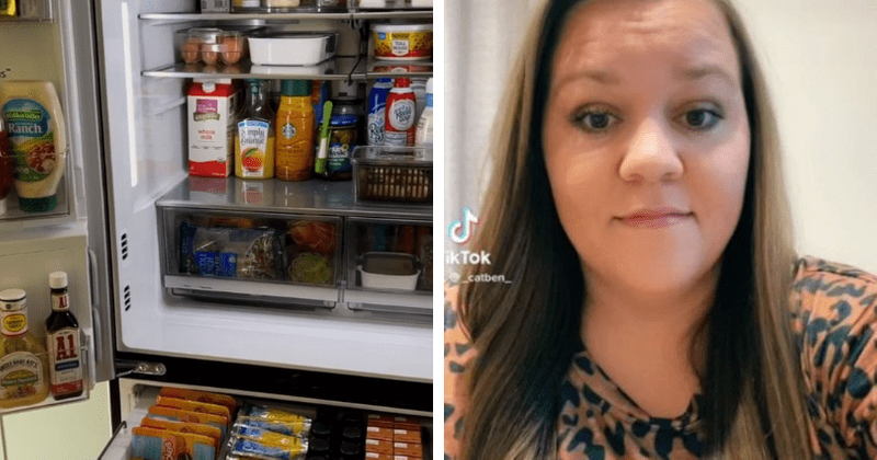 Catherine Benson: Tiktoker mom shares crazy fridge storage hacks, video ...